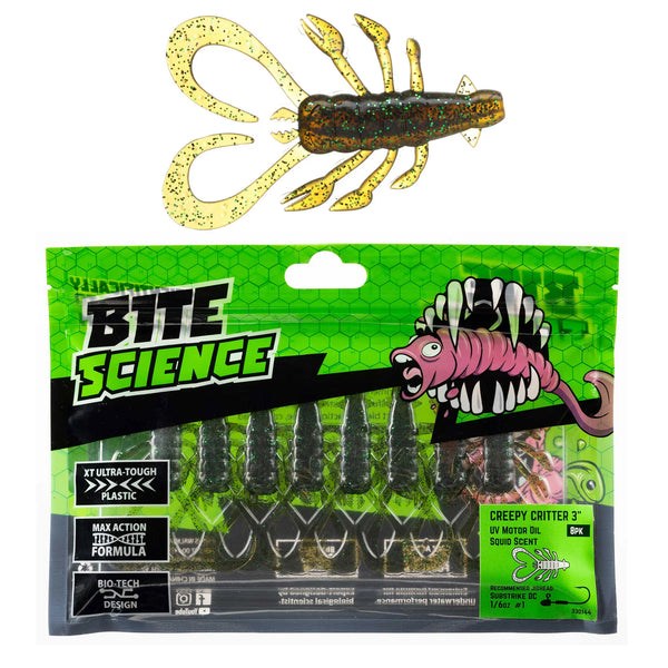 Bite Science Creepy Critter 3in - Compleat Angler Nedlands Pro Tackle