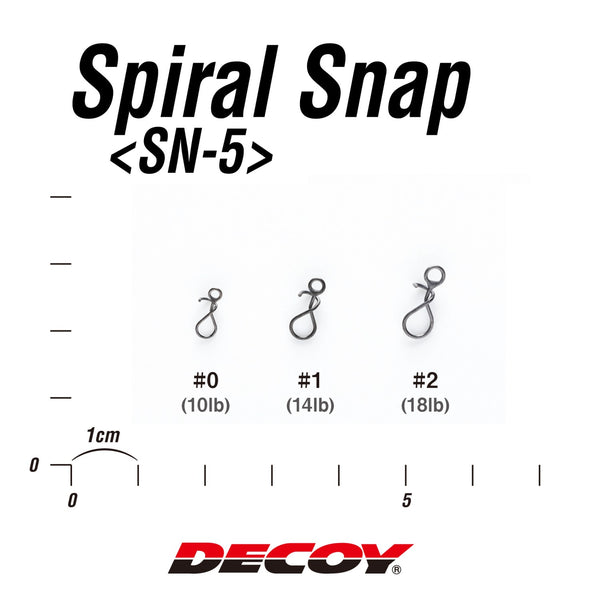 Decoy Spiral Snap - Compleat Angler Nedlands Pro Tackle