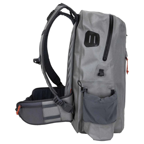 Simms Dry Creek Zip Backpack - Steel - Compleat Angler Nedlands Pro Tackle