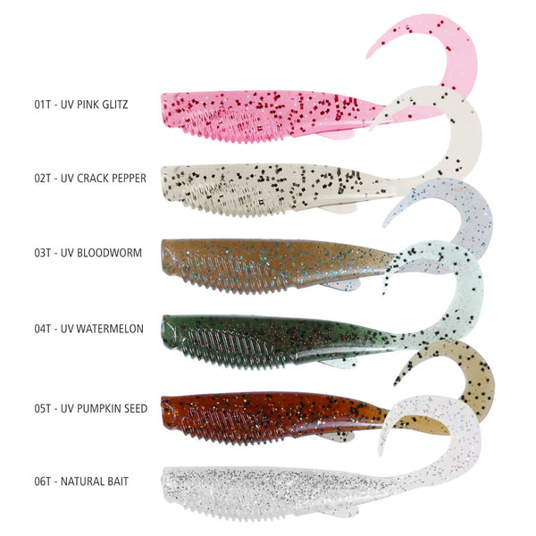 Squidgies Bio Tough Wriggler 100mm - Compleat Angler Nedlands Pro Tackle